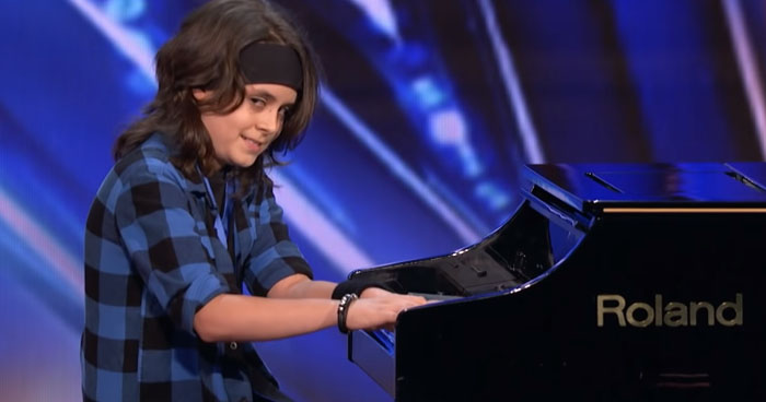A talented child, Jacob Velazquez, surprises America with an original song